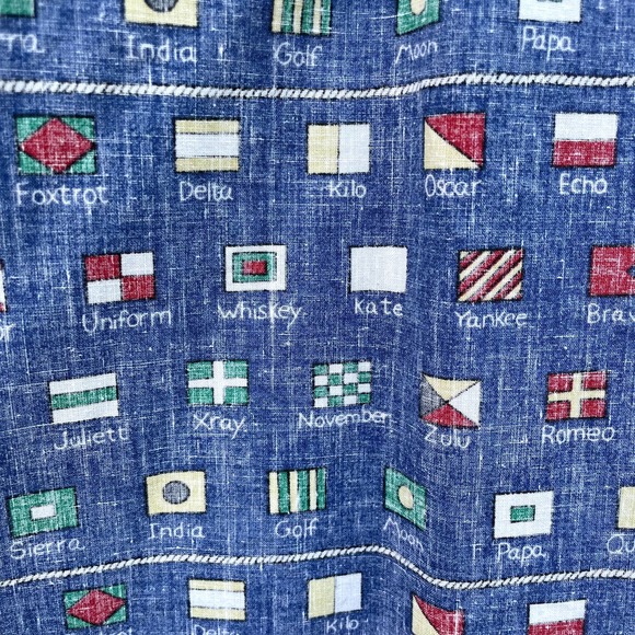reyn spooner | Shirts | Reyn Spooner Nautical Flags Half Button L Nato ...